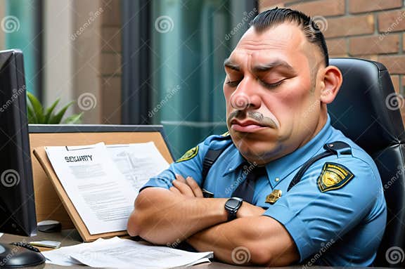Security Guard Sleeping on the Job at 19-8-2024 Editorial Photo ...