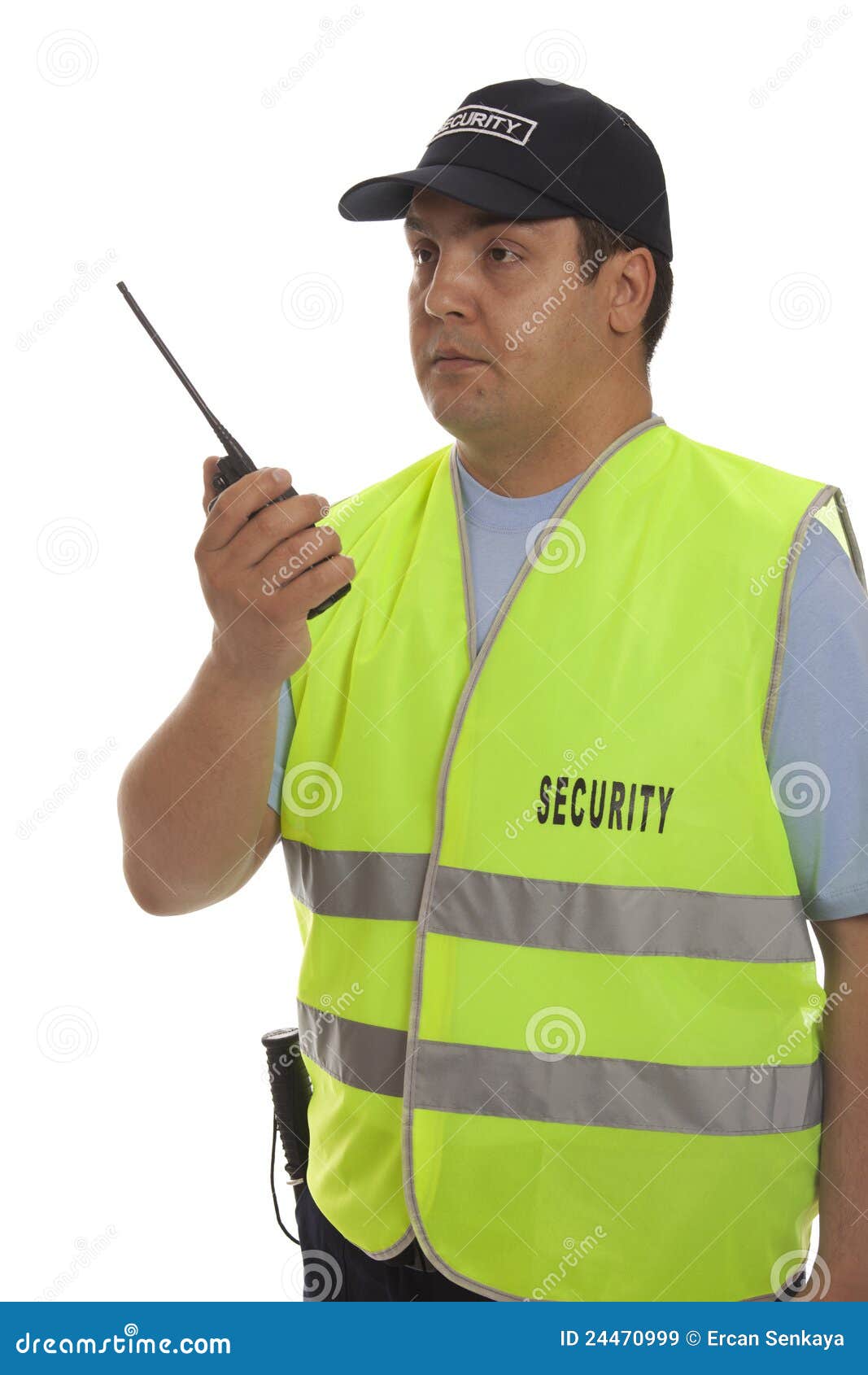 Security guard talking stock image. Image of protection - 24470999