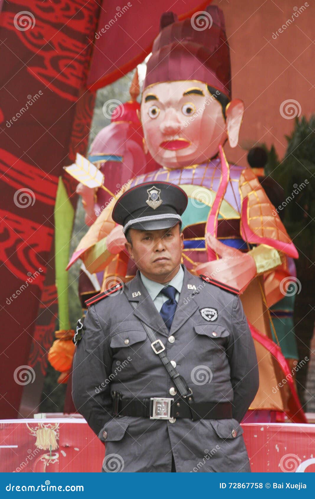 Security Guard in Temple Fair ,chengdu,china Editorial Stock Photo ...