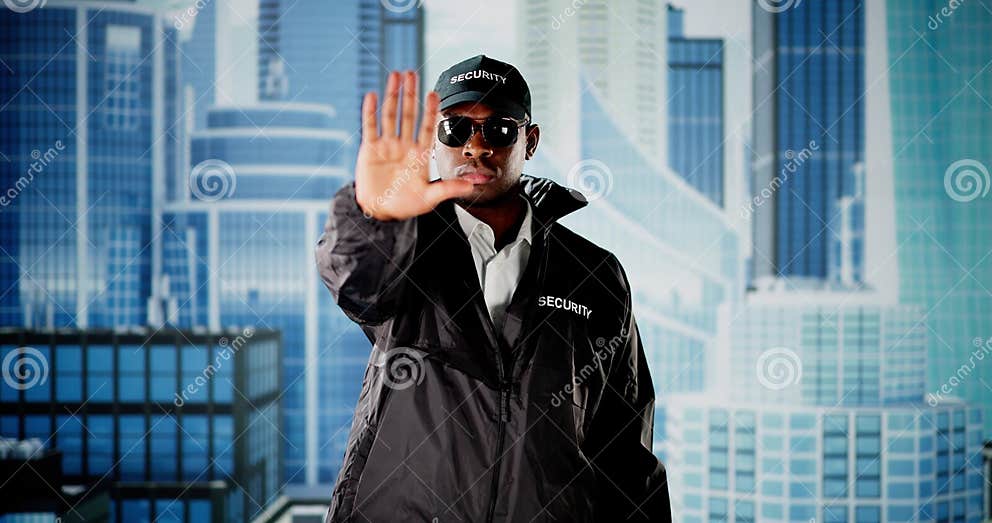 Security Guard in Uniform stock image. Image of professional - 304320541