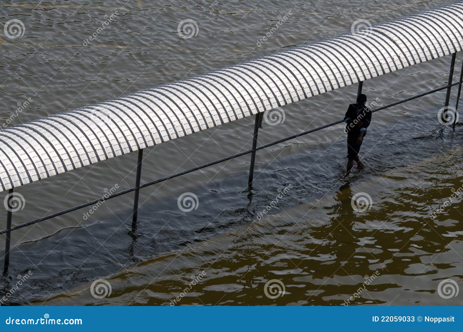Security guard in water editorial stock photo. Image of people - 22059033