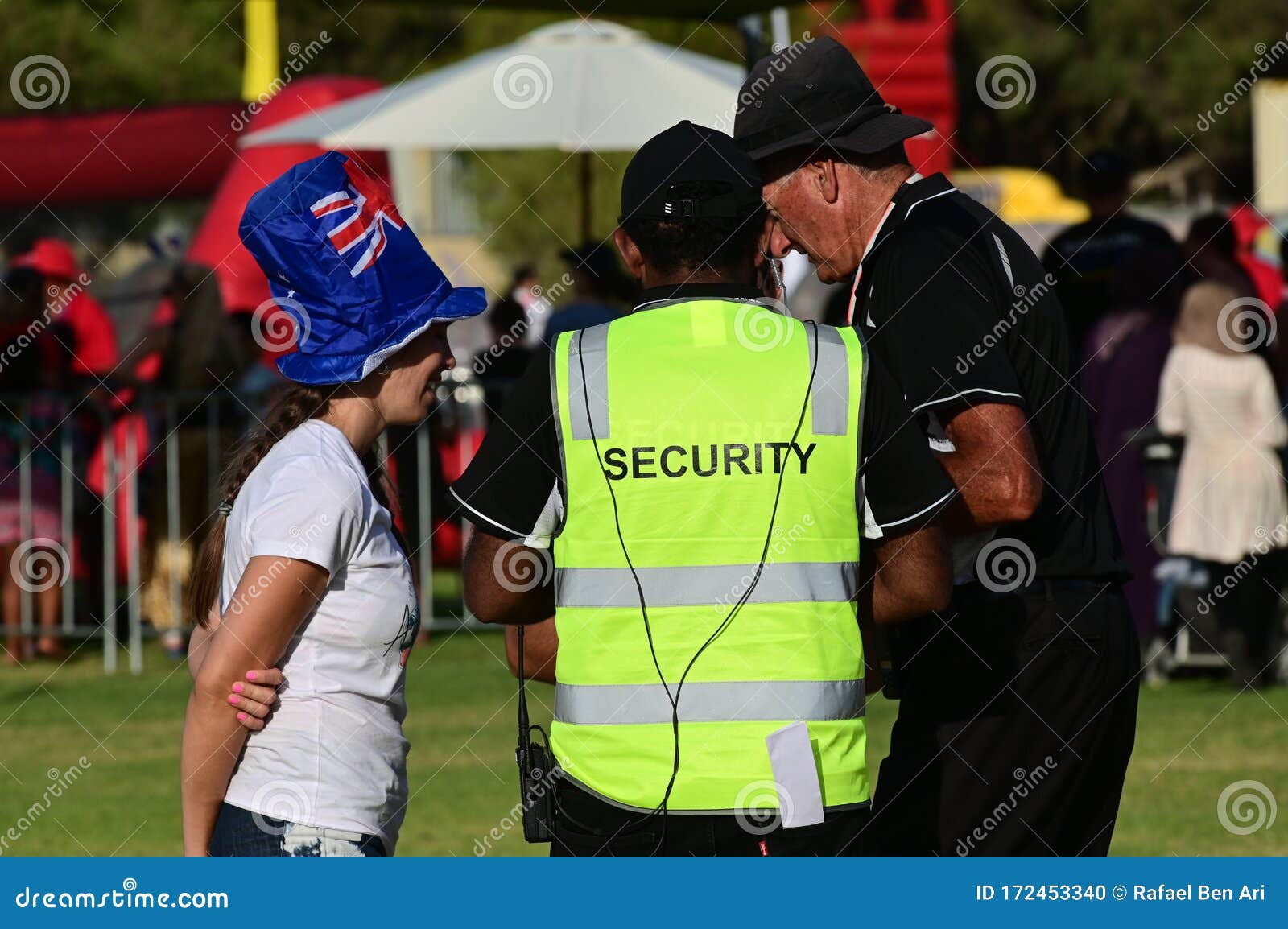 Security Guards Assiting People in Outdoor Public Event Editorial Image ... Security Guards Assiting People in Outdoor Public Event Editorial Image ...
