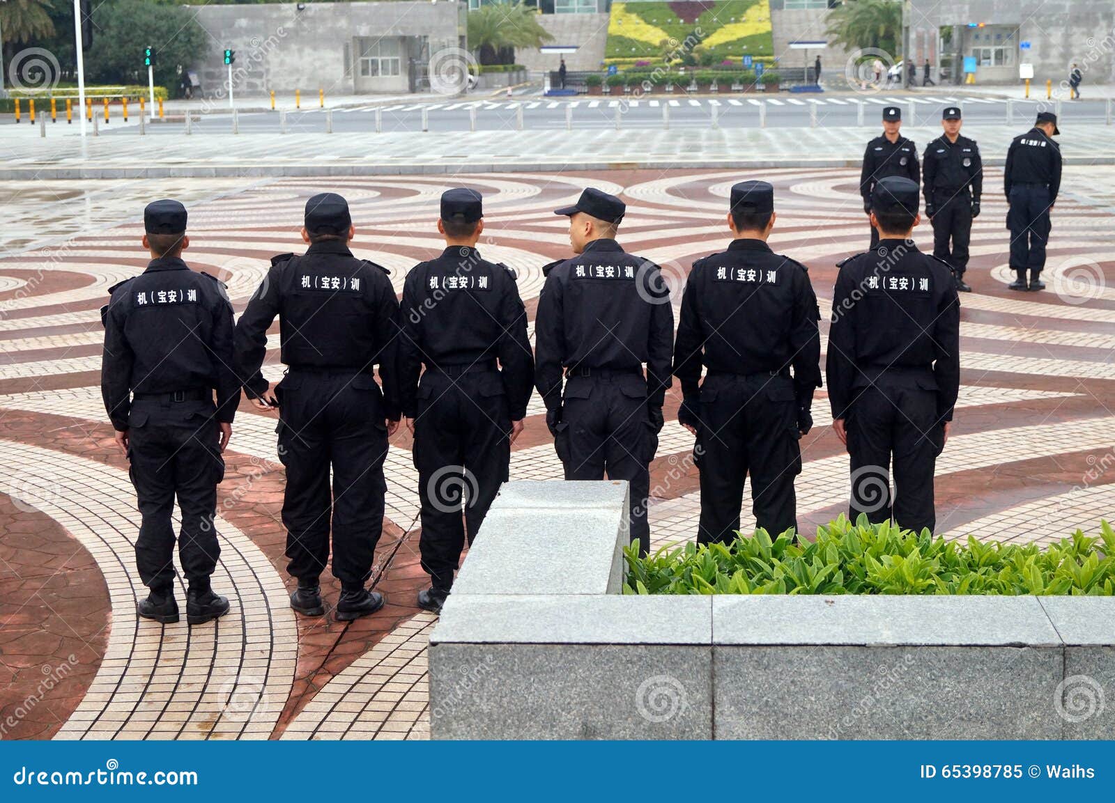 Security Guards in the Square Formation Training Editorial Image ...