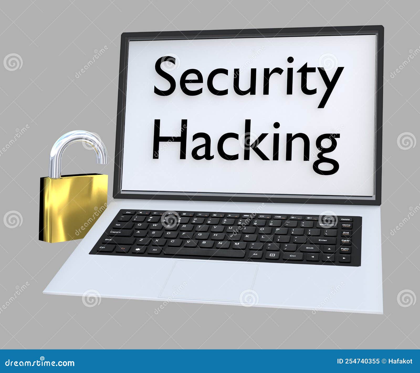 Security Hacking concept stock illustration. Illustration of hacking ...