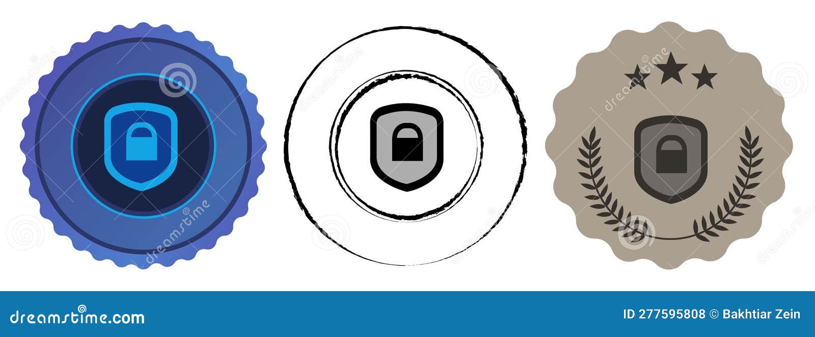 Security Hacking Encryption Privacy Security Shield Symbol Emblem Badge ...