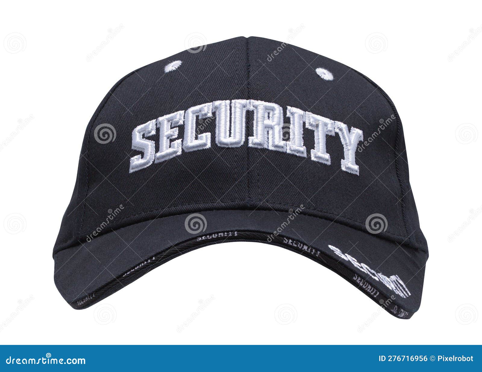 Security Hat Front stock photo. Image of front, uniform - 276716956