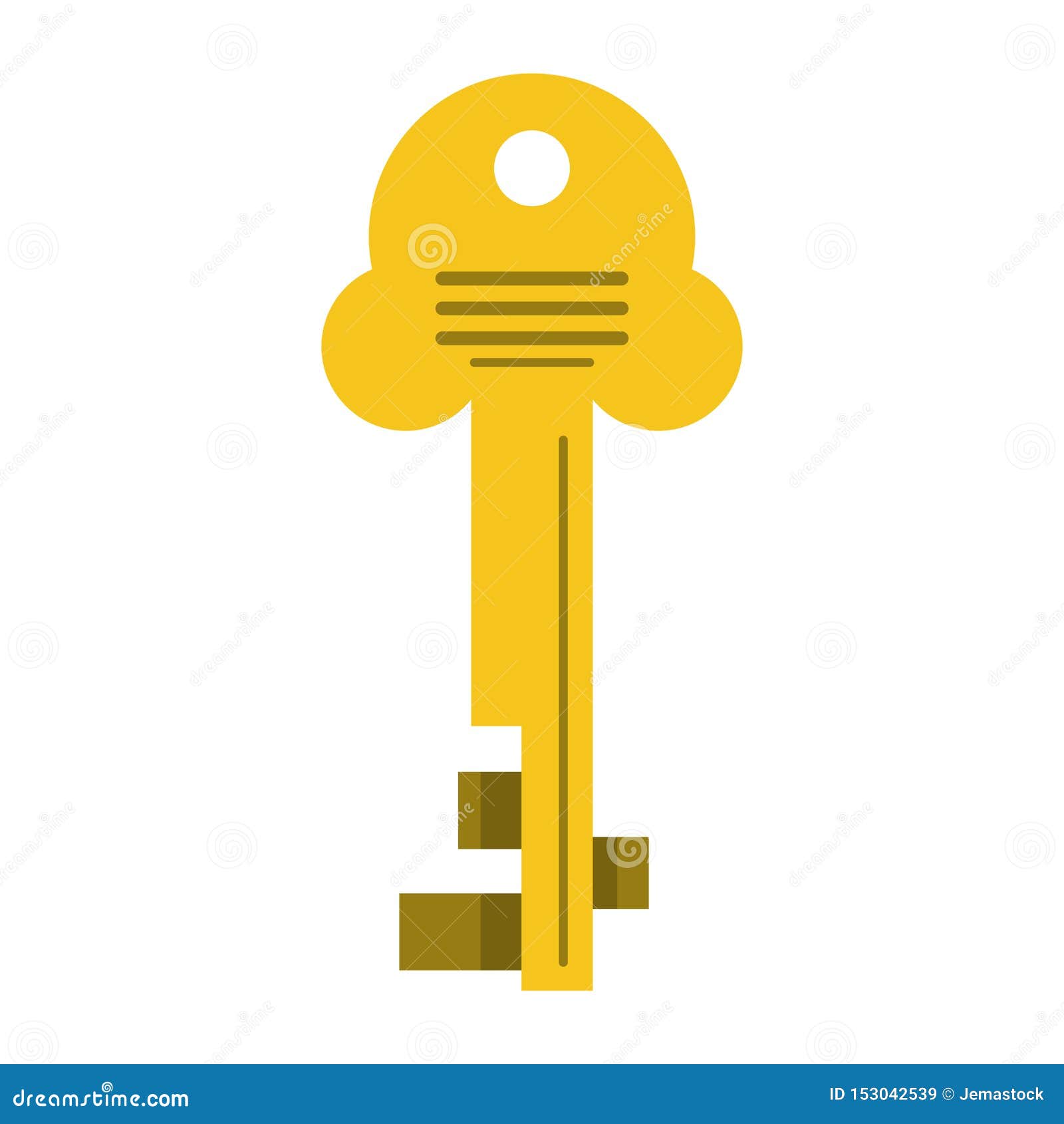 Security Icon Key Safe Cartoon Stock Vector - Illustration of security ...