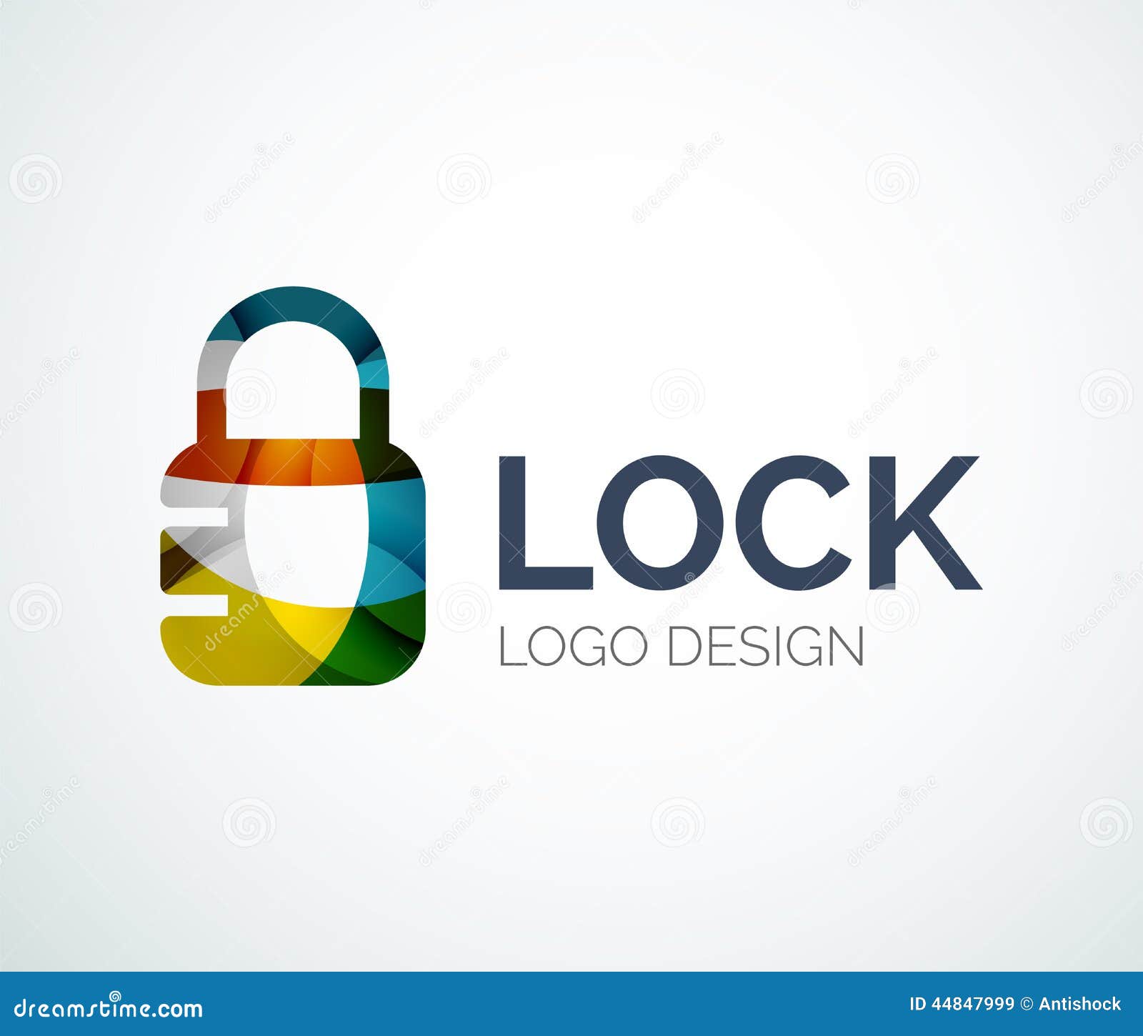 Security icon, Lock logo stock vector. Illustration of lock - 44847999