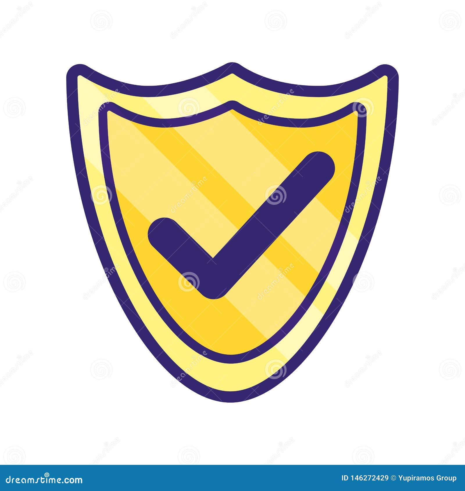 Security icon cartoon stock vector. Illustration of information - 146272429
