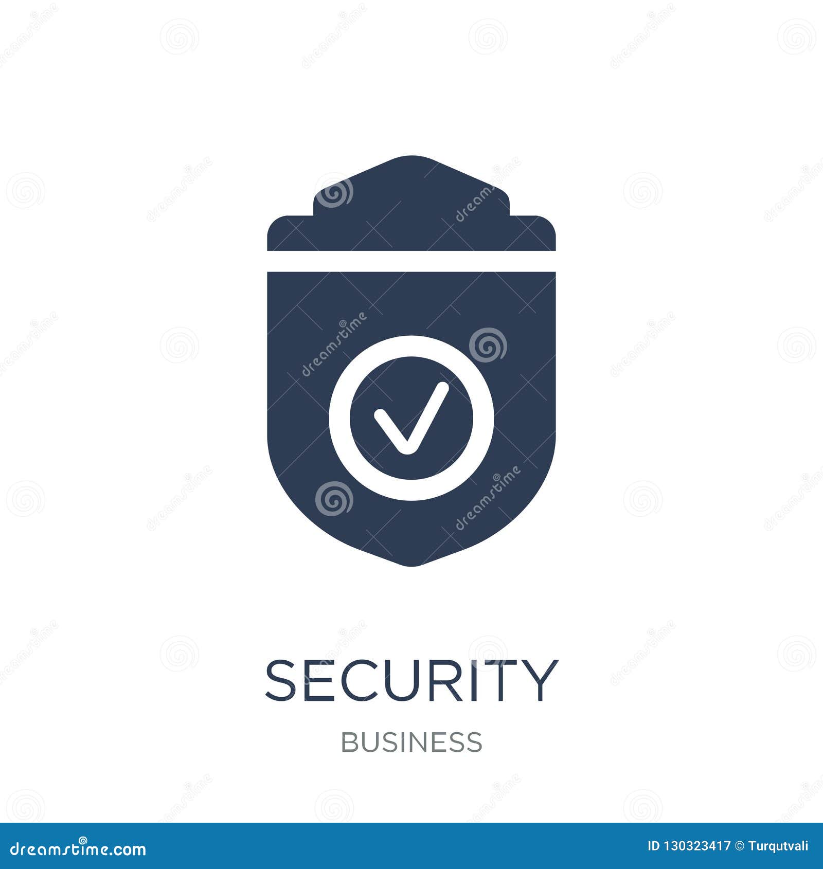 Security Icon. Trendy Flat Vector Security Icon on White Background ...
