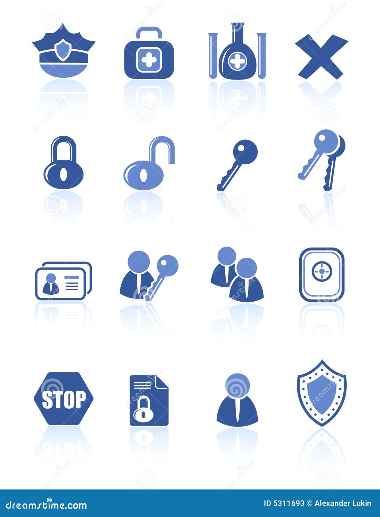 Security icons stock vector. Illustration of objects, flask - 5311693