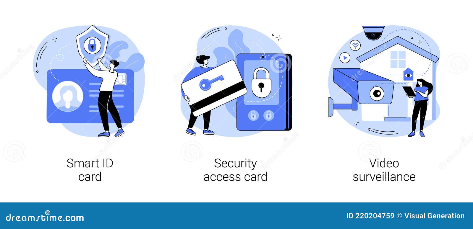 Identity Verification Of Person Cartoon Vector | CartoonDealer.com ...