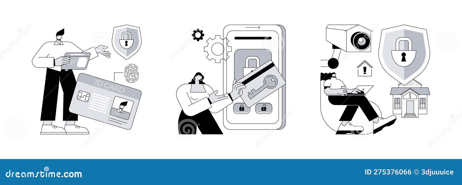 Security and Identity Verification Abstract Concept Vector ...