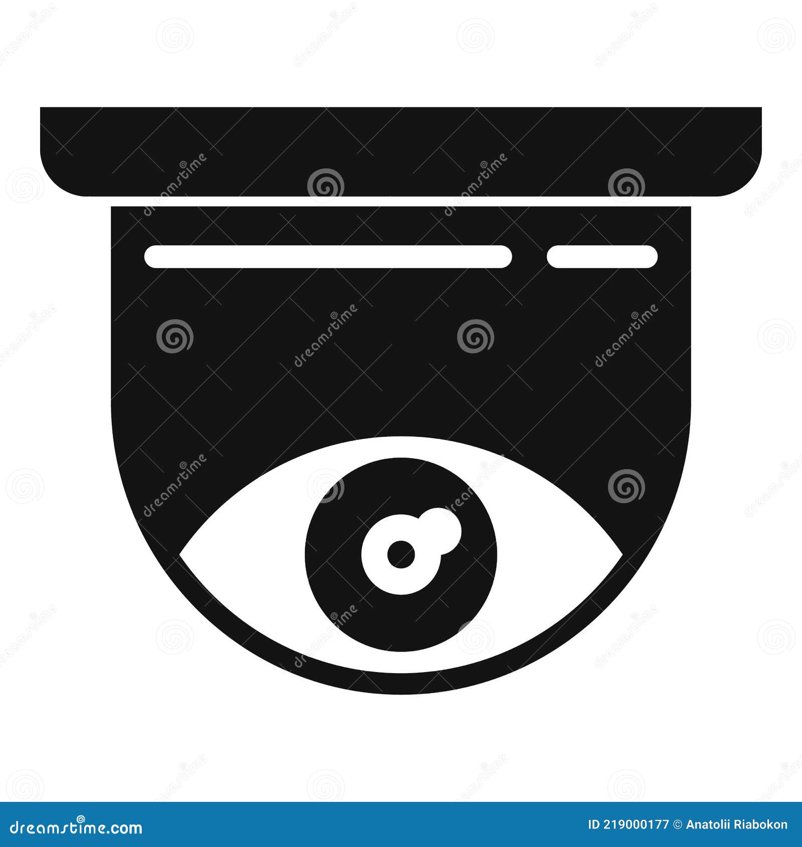 Security Indoor Camera Icon, Simple Style Stock Vector - Illustration ...