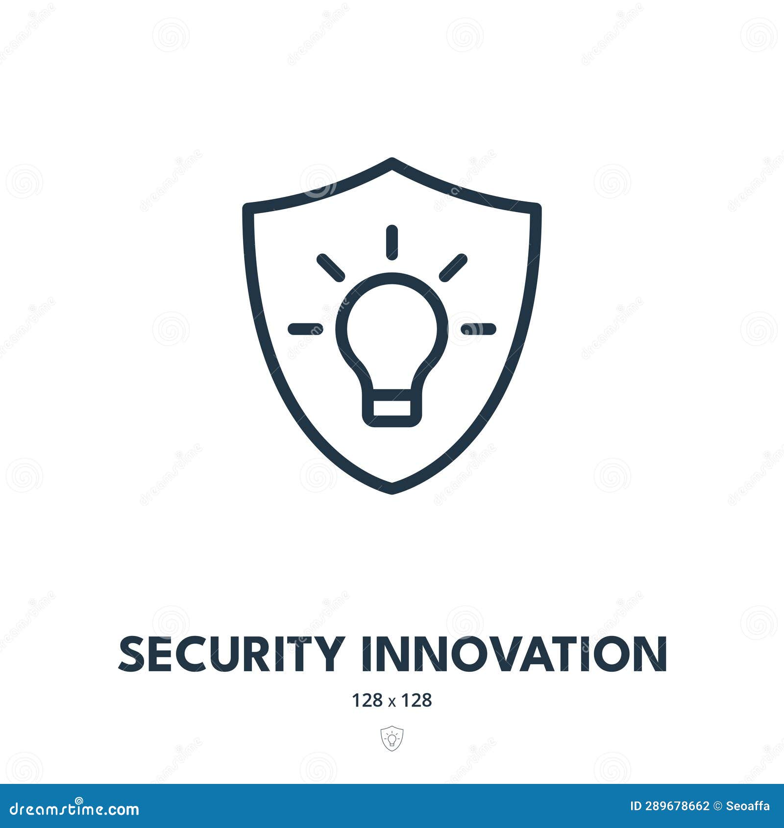 Security Innovation Icon. Protection, Safety, Privacy. Editable Stroke ...