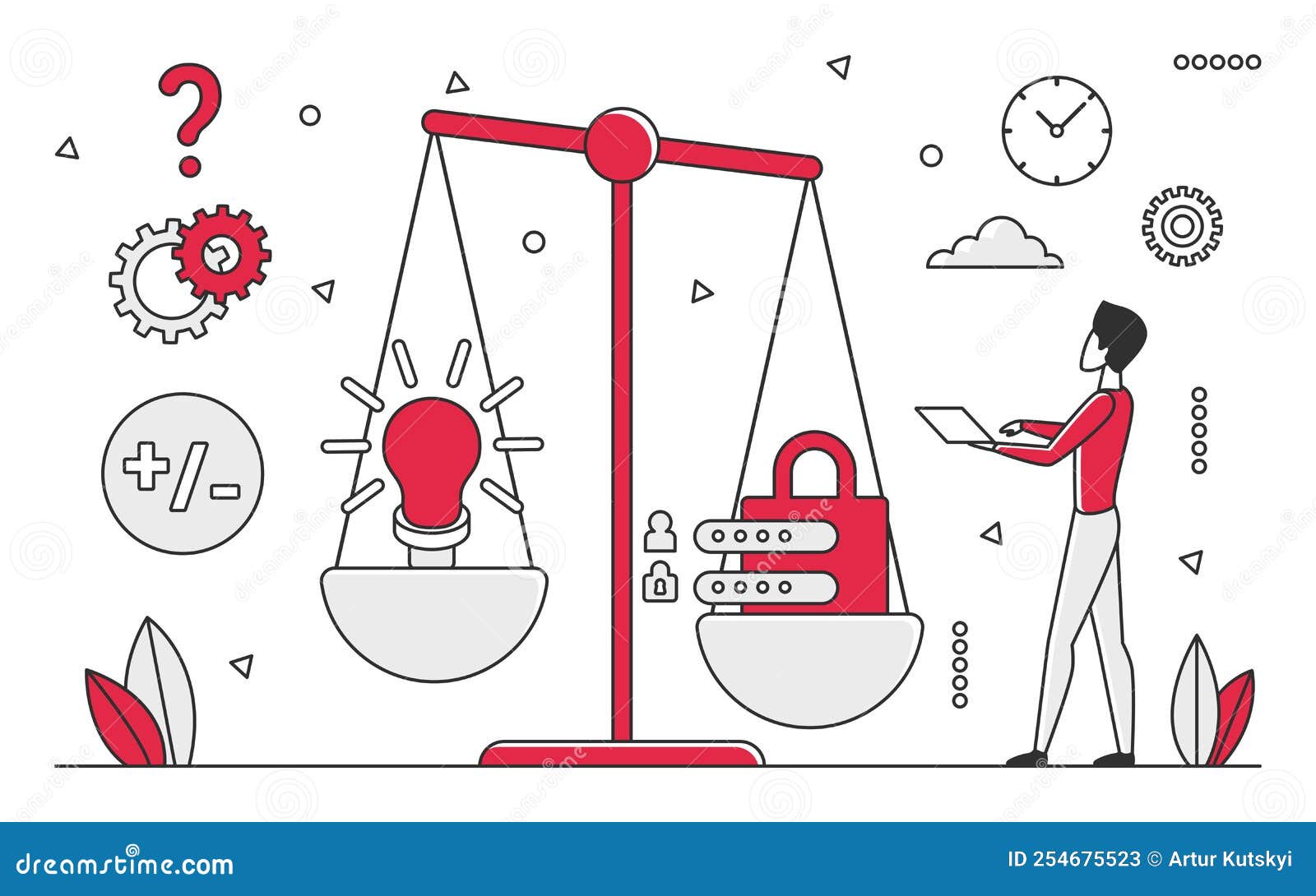 Security Innovations System Stock Vector - Illustration of development ...