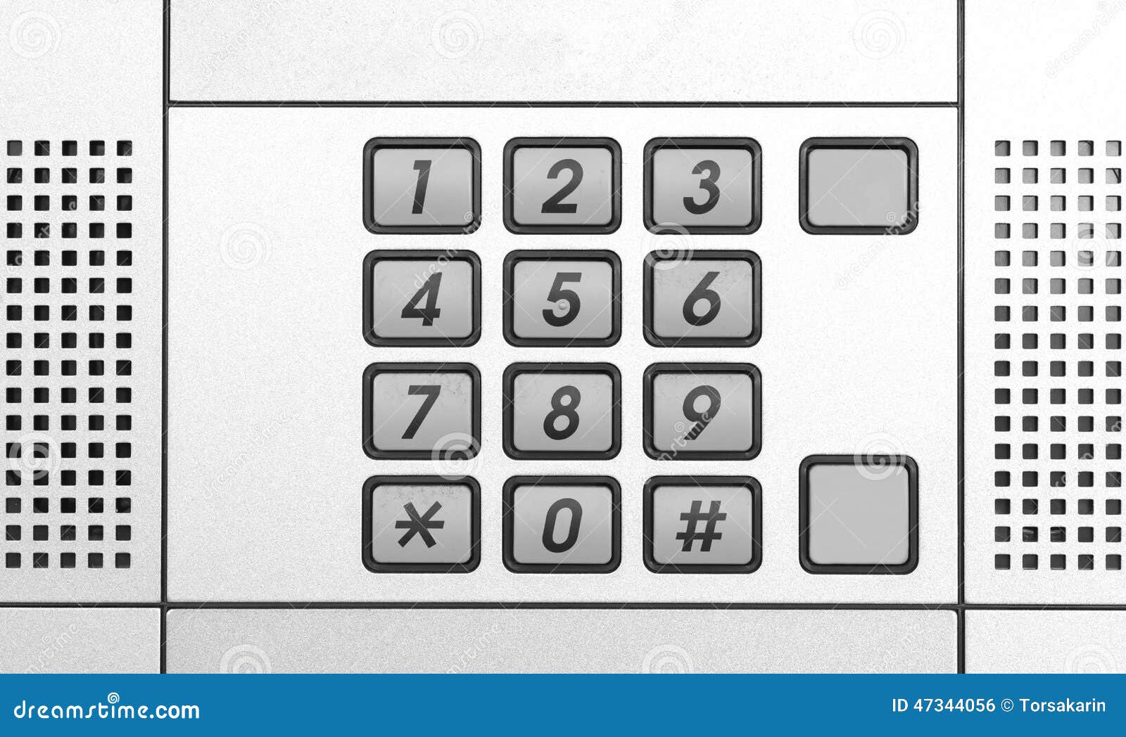 Security intercom stock photo. Image of keypad, modern - 47344056