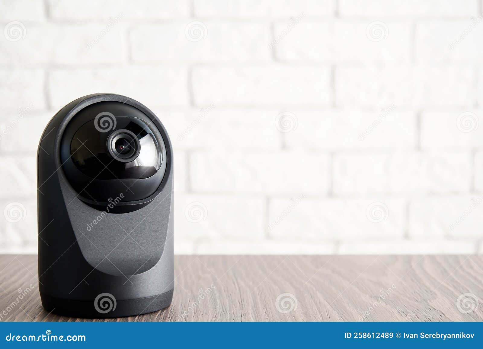 Security IP Camera on the Table in the Apartment Stock Image - Image of ...