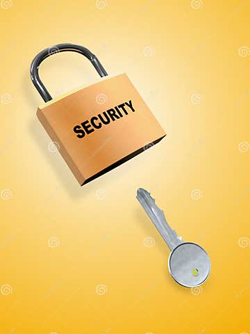 Security key stock illustration. Illustration of identity - 3575533