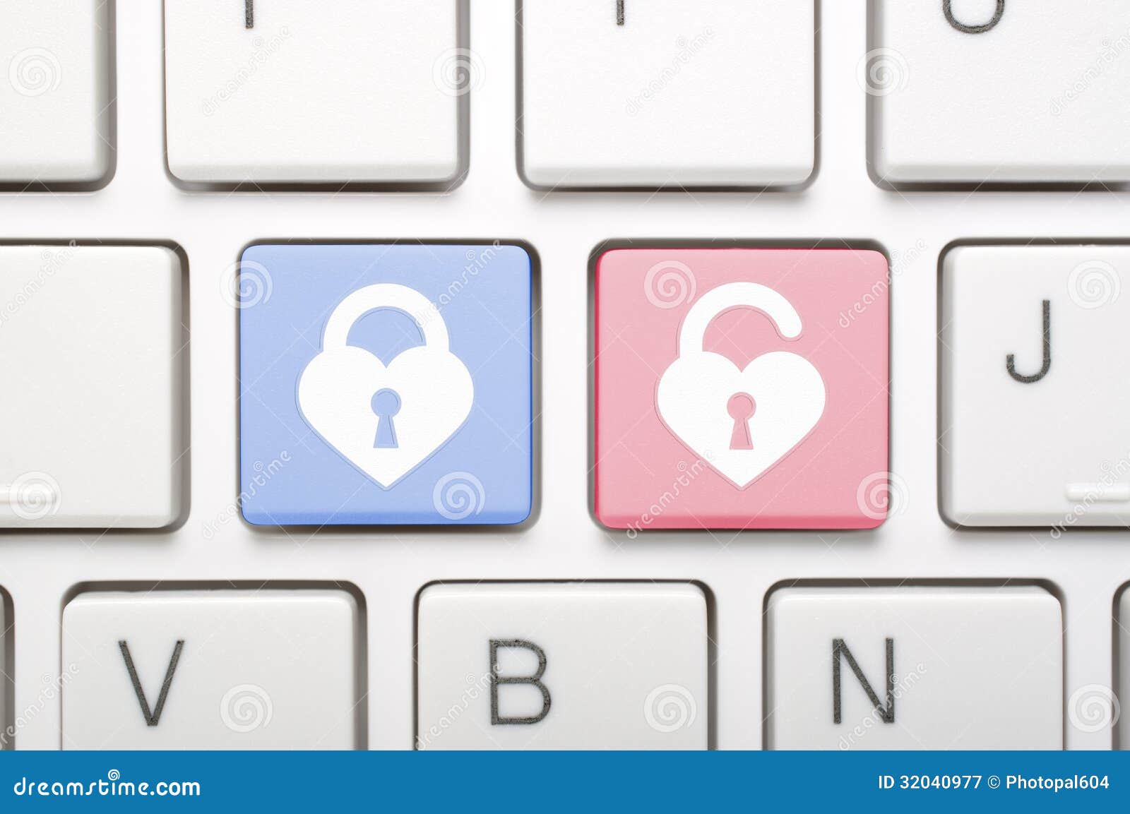 Security key on keyboard stock image. Image of phone - 32040977