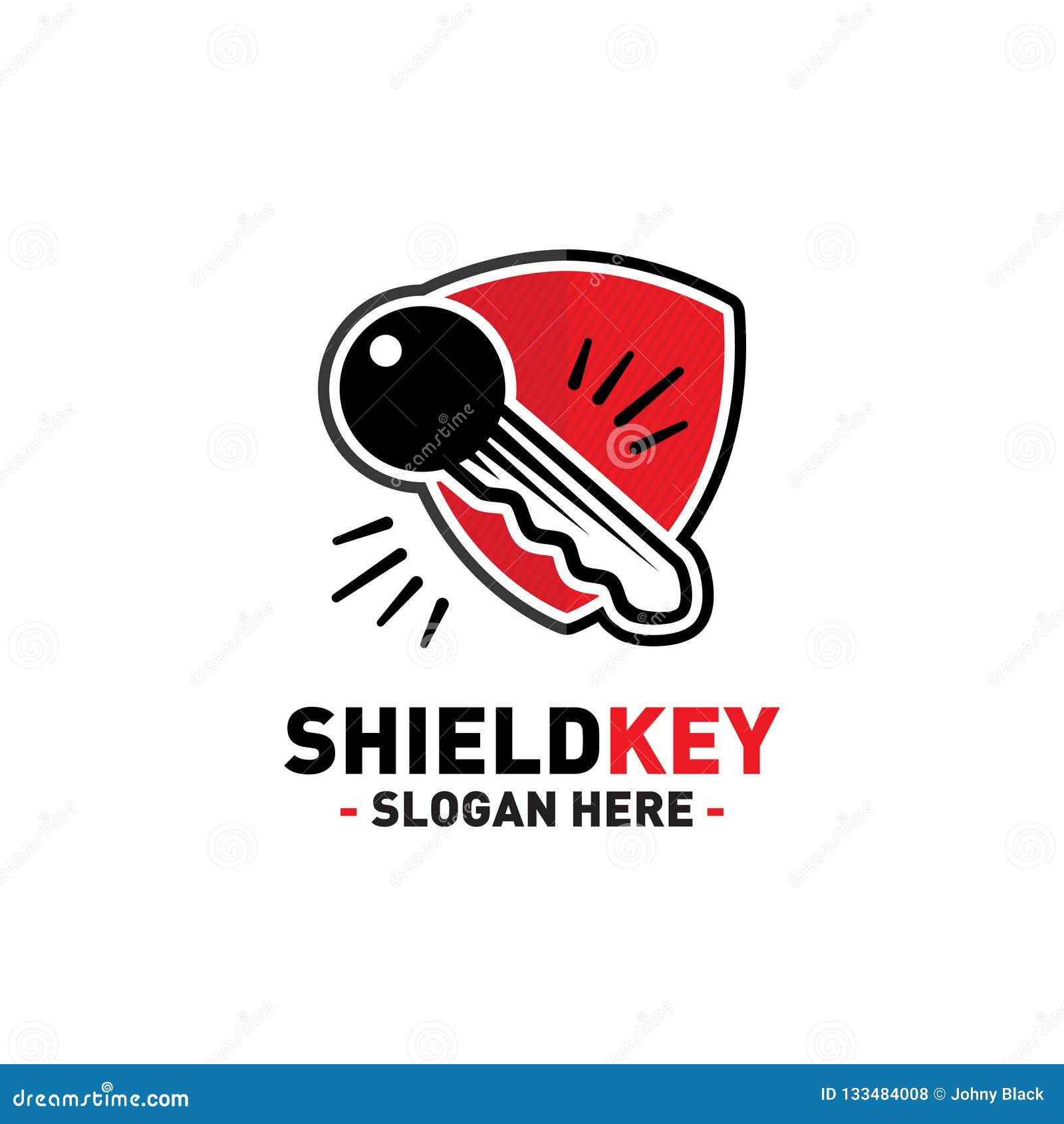 Security Key Logo Design Template. Vector and Illustration. Stock ...