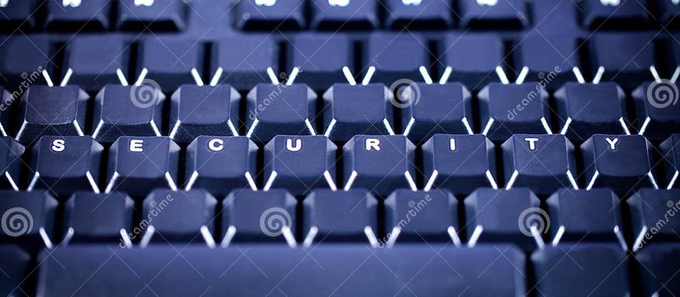 Security Keyboard stock photo. Image of protection, internet - 28954390