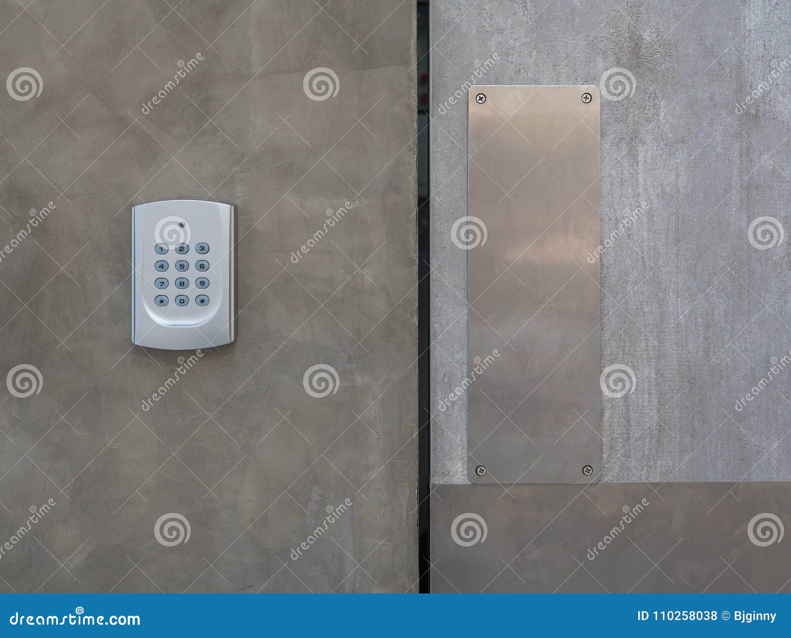Security Keypad for Access Control Stock Photo - Image of home ...