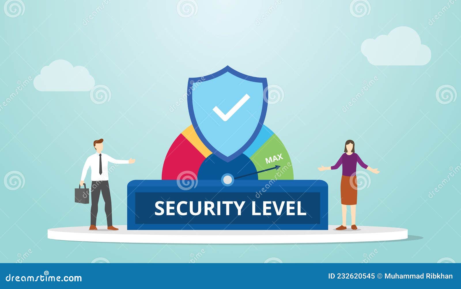 Security Level Concept with Secure Badge and People Team Work Together ...