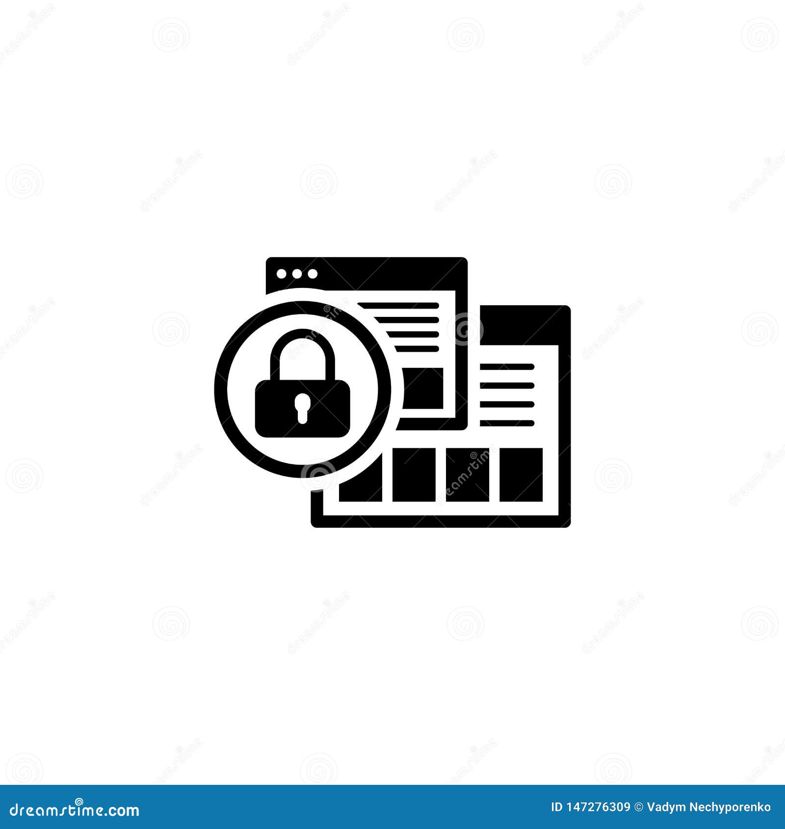 Security Level Icon. Flat Design Stock Illustration - Illustration of ...
