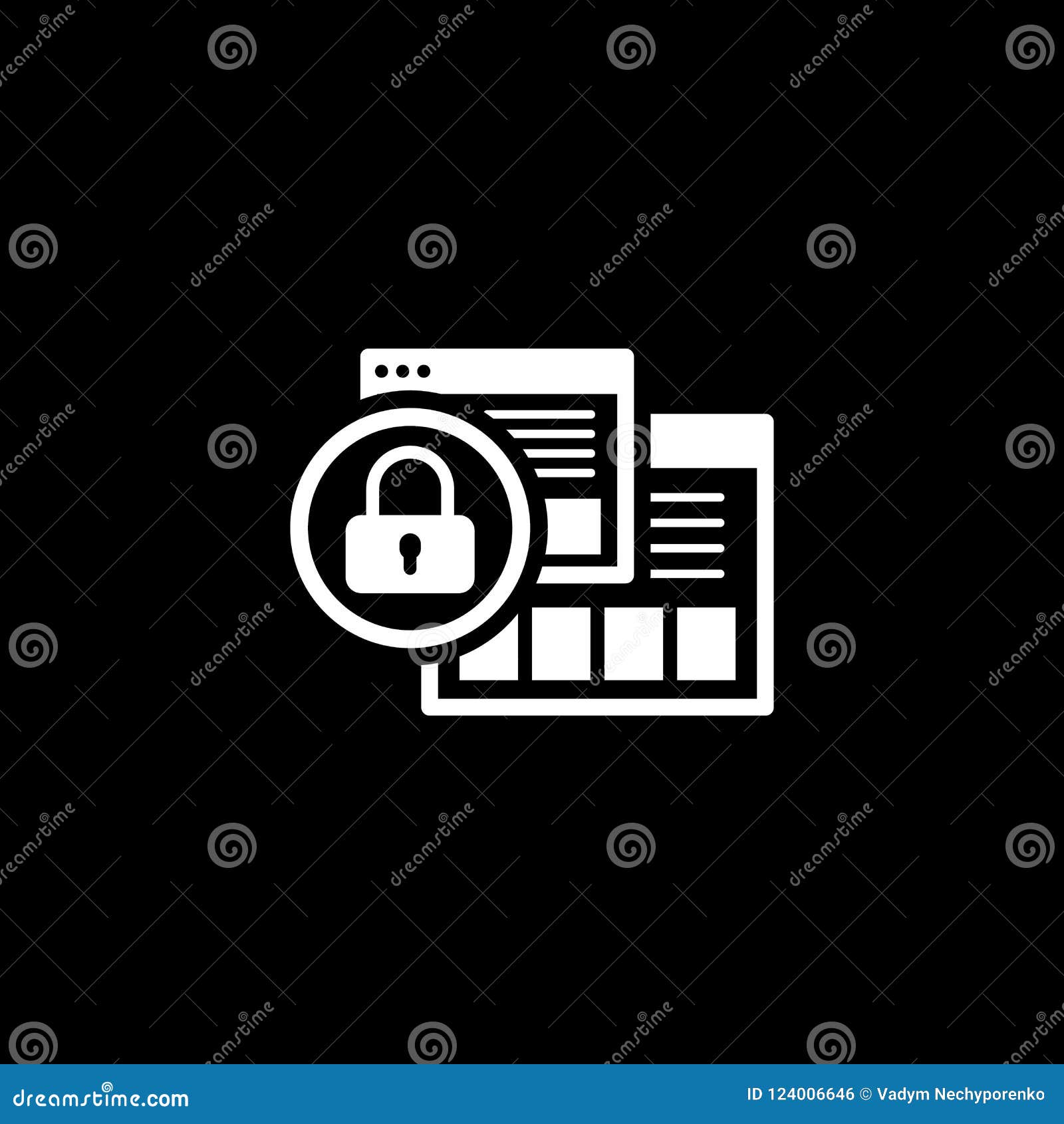 Security Level Icon. Flat Design. Stock Illustration - Illustration of ...