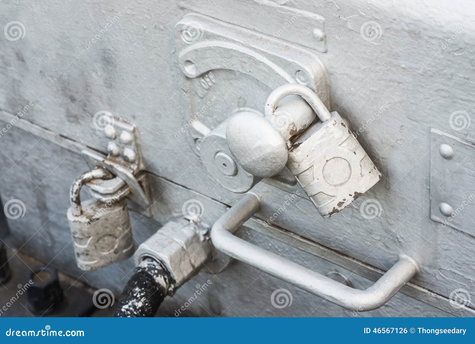 Security lock stock photo. Image of steel, bronze, abstract - 46567126