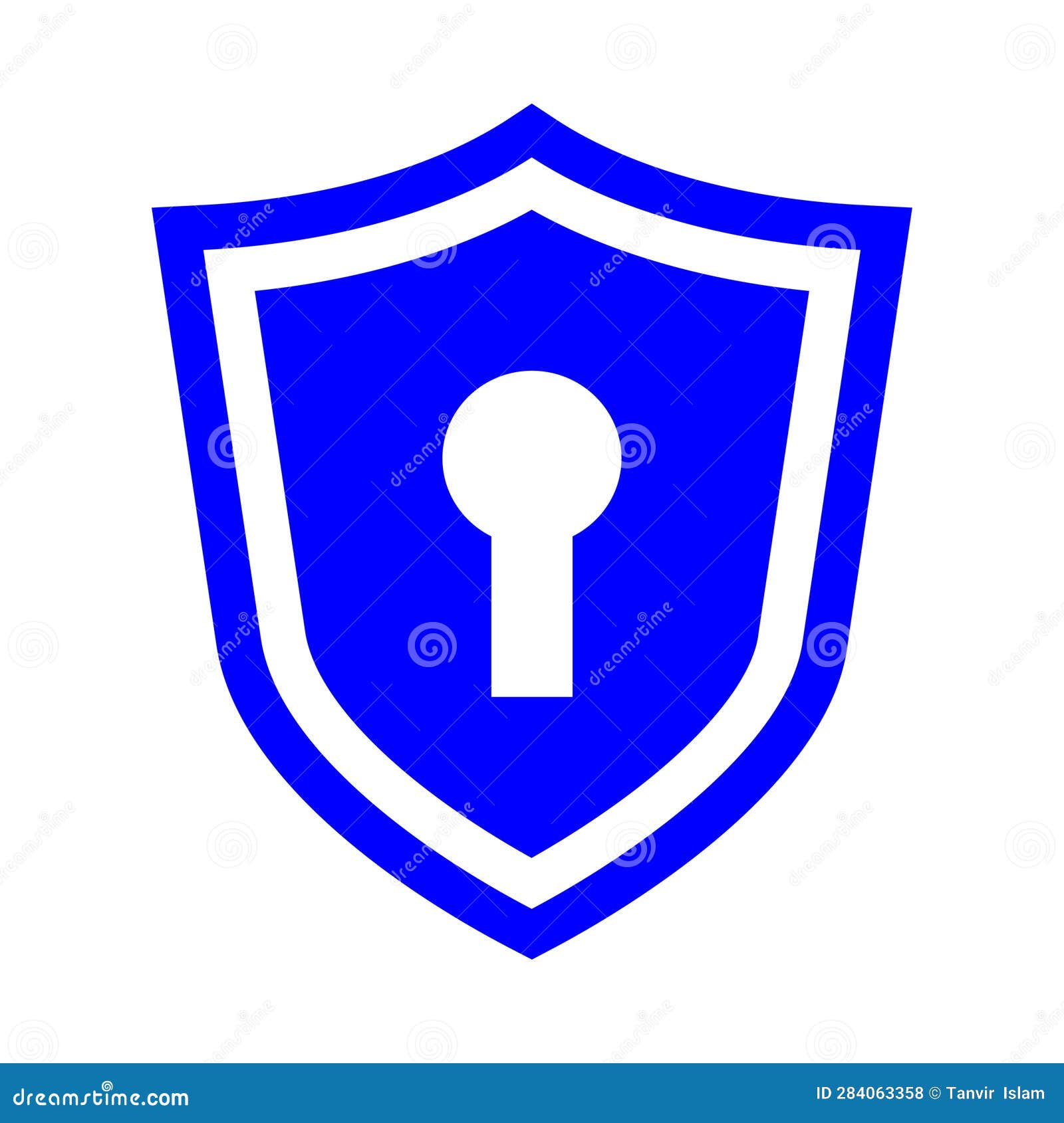 Security Lock Icon stock vector. Illustration of protect - 284063358