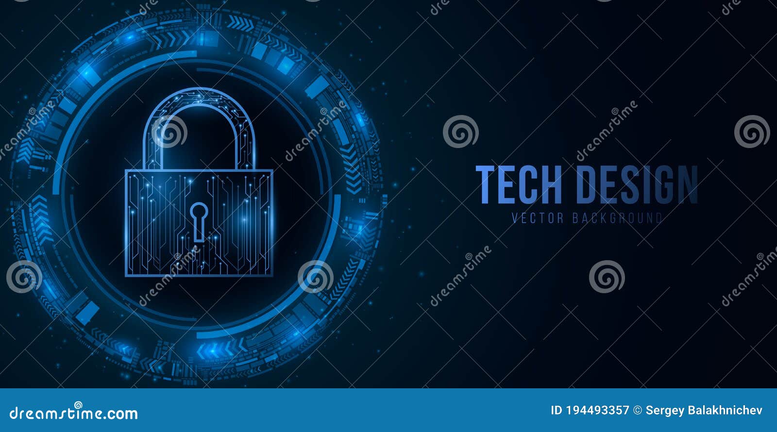 Security Lock and Sci-fi User Interface with HUD Elements. Password ...