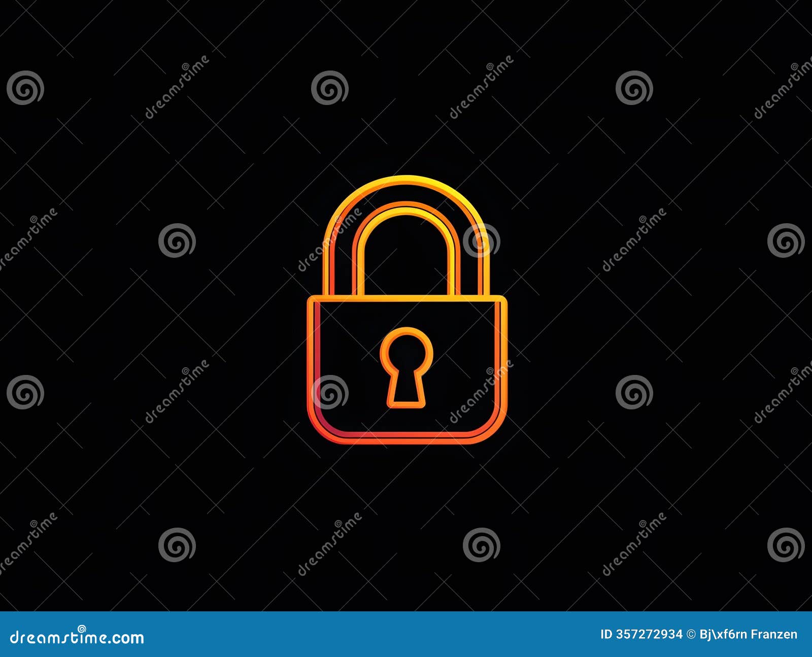 Security Lock Unlock Protection Safety Icon Symbol Stock Illustration ...