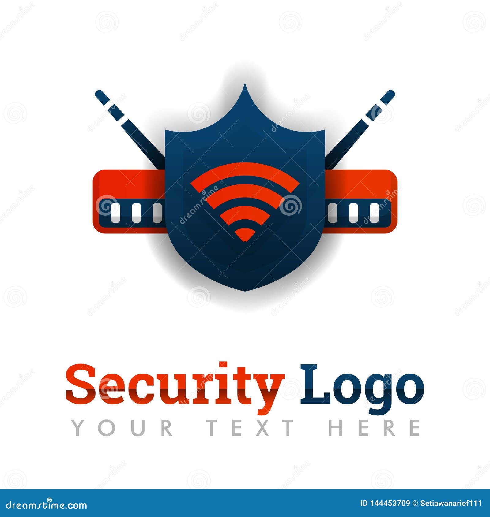Security Logo Template for Network Protection, Secure Internet ...