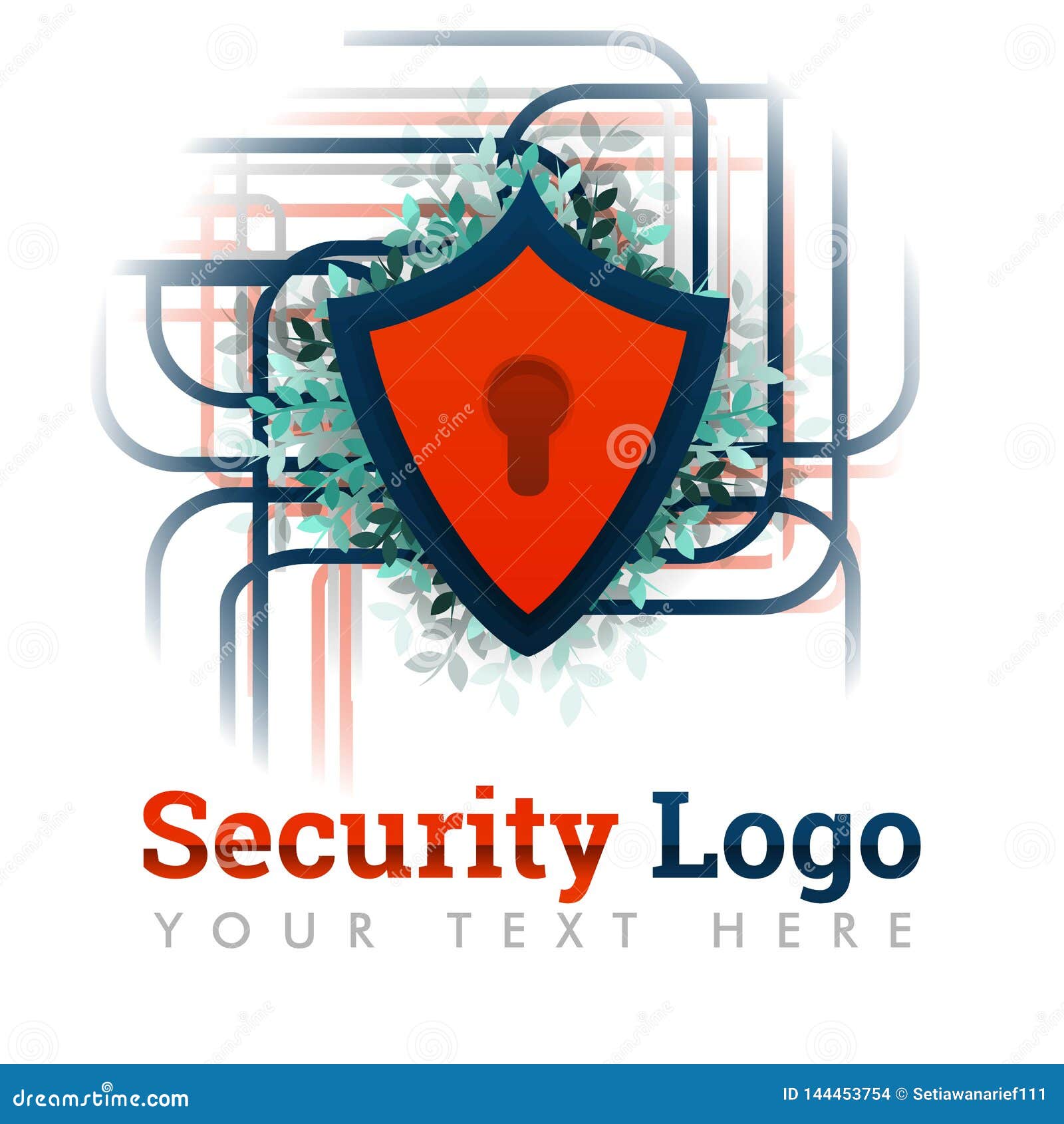 Security Logo Template for Network Protection, Secure Internet, Online ...