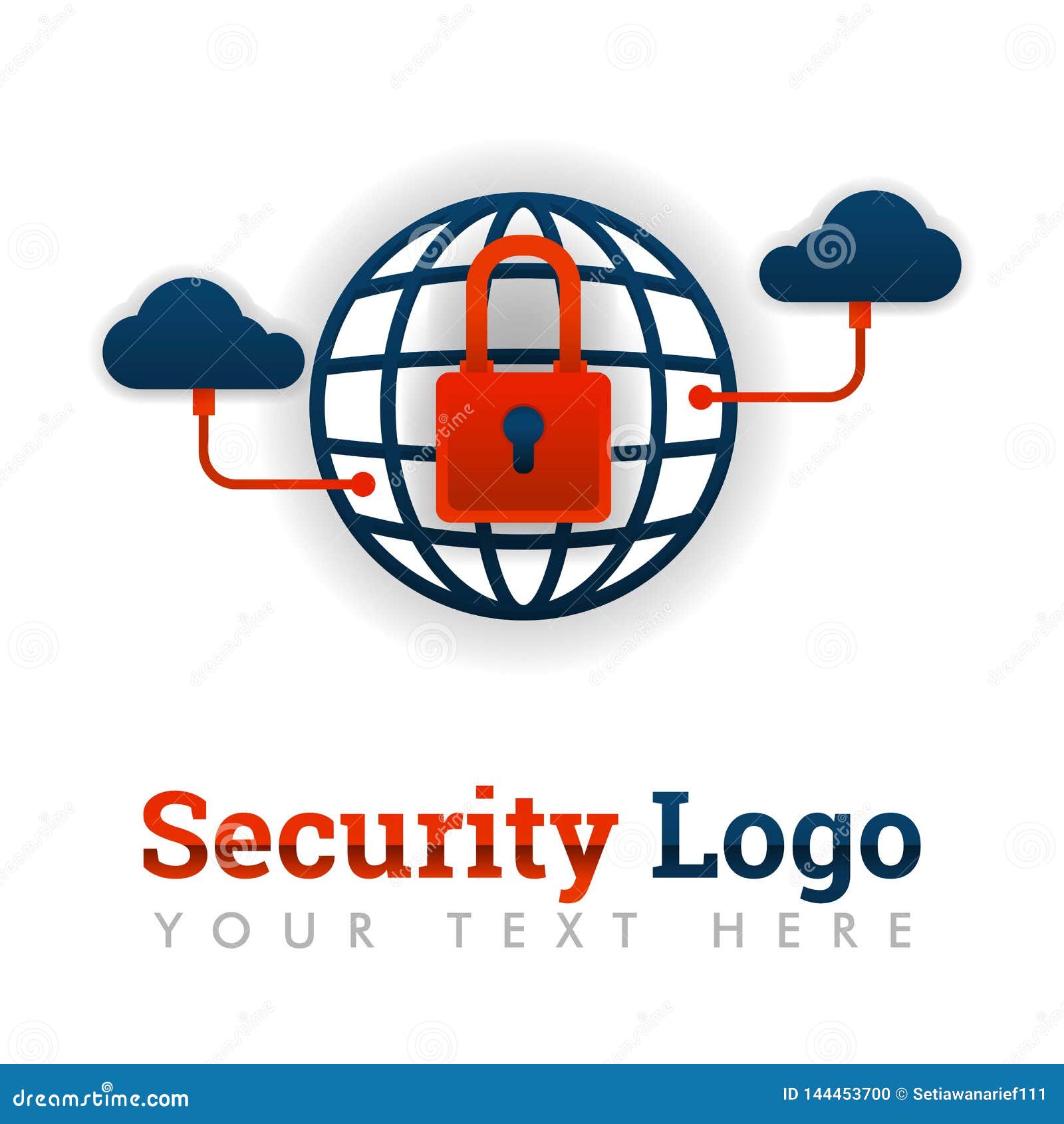Security Logo Template for Storage, Warehouse, Network, Service ...