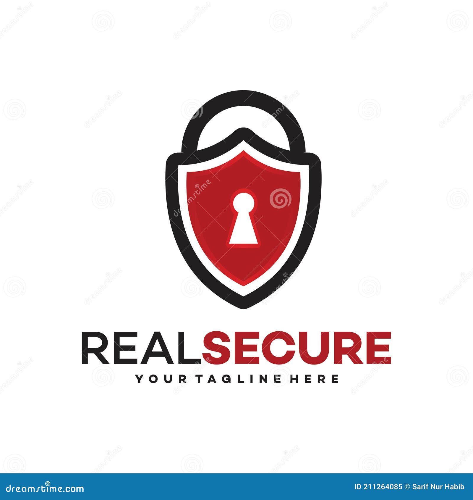 Security Logo Design Template Stock Vector - Illustration of emblem ...