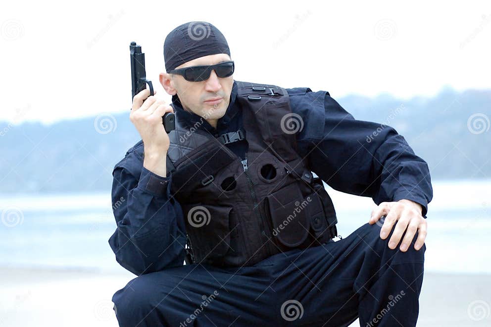 Security man stock photo. Image of nature, guard, person - 47017086