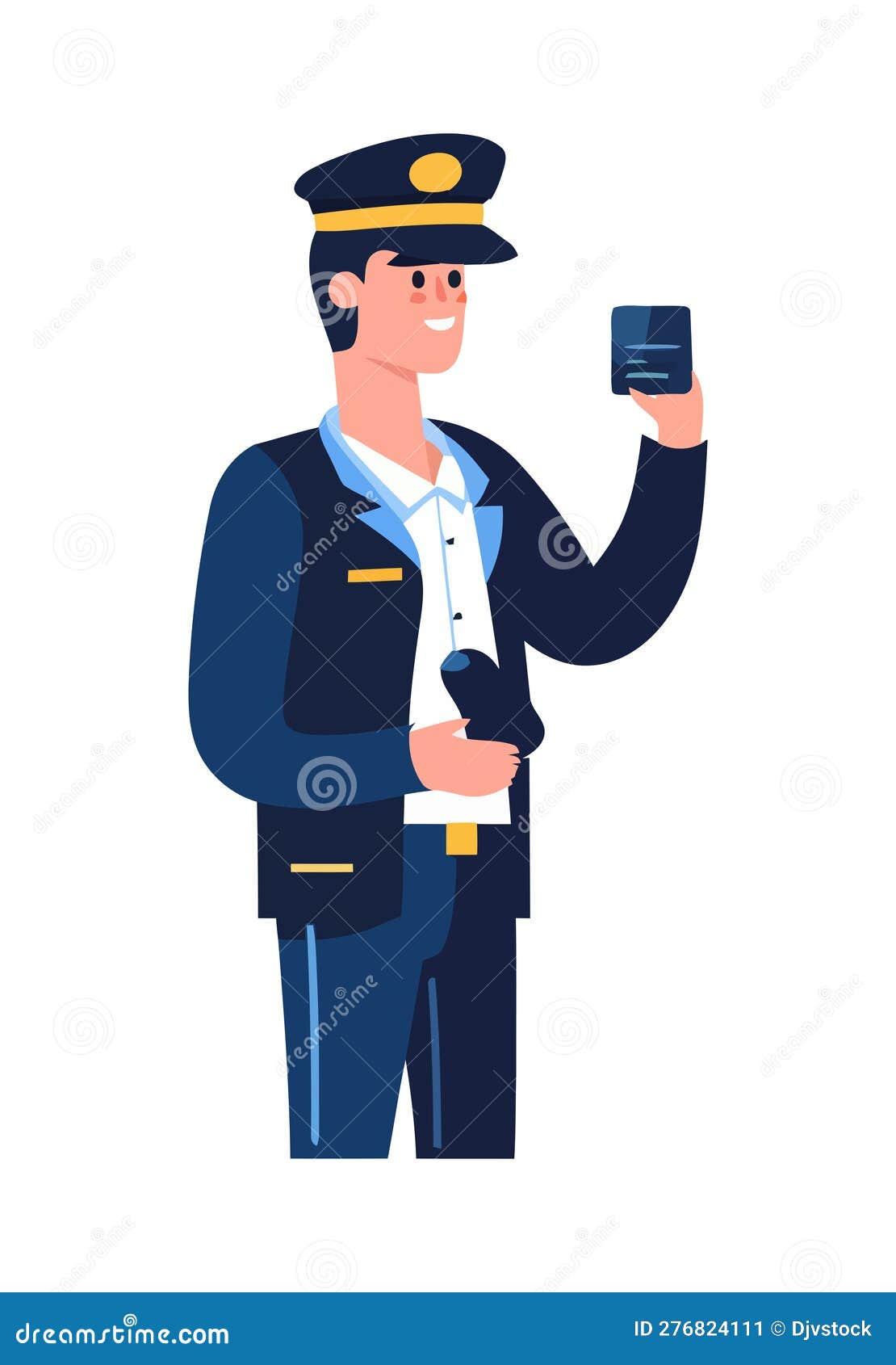 Security man in suit stock vector. Illustration of icon - 276824111