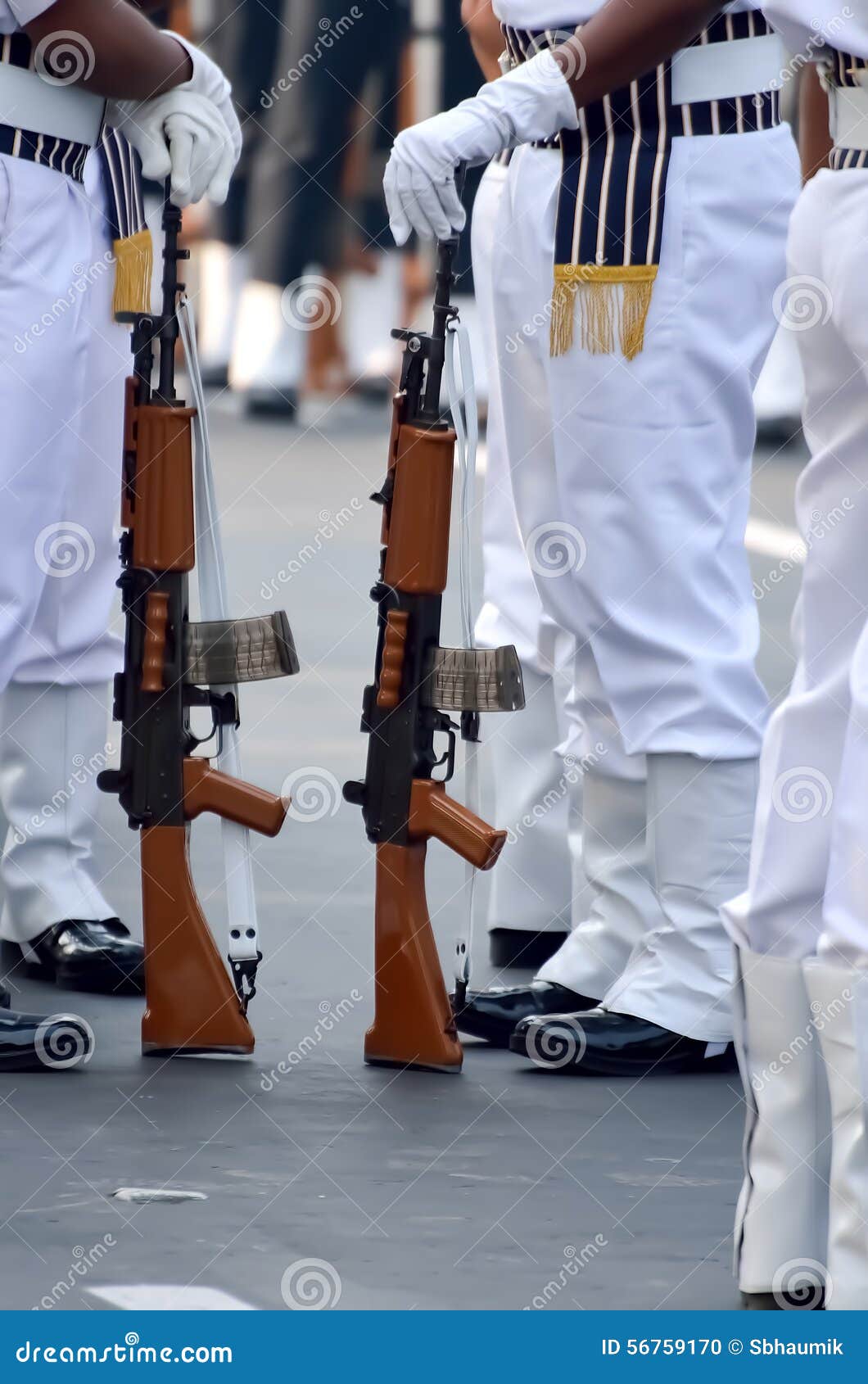Security men stock photo. Image of rifle, india, metal - 56759170