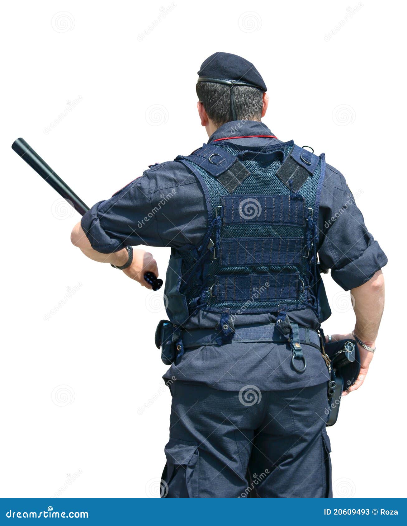 Security Officer stock image. Image of weapon, bulletproof - 20609493