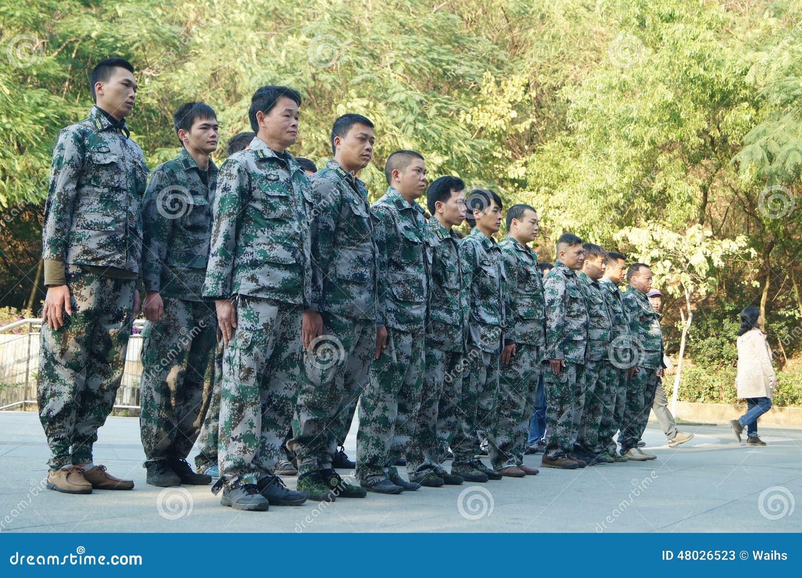 Security Officer in Training Editorial Stock Photo - Image of guards ...