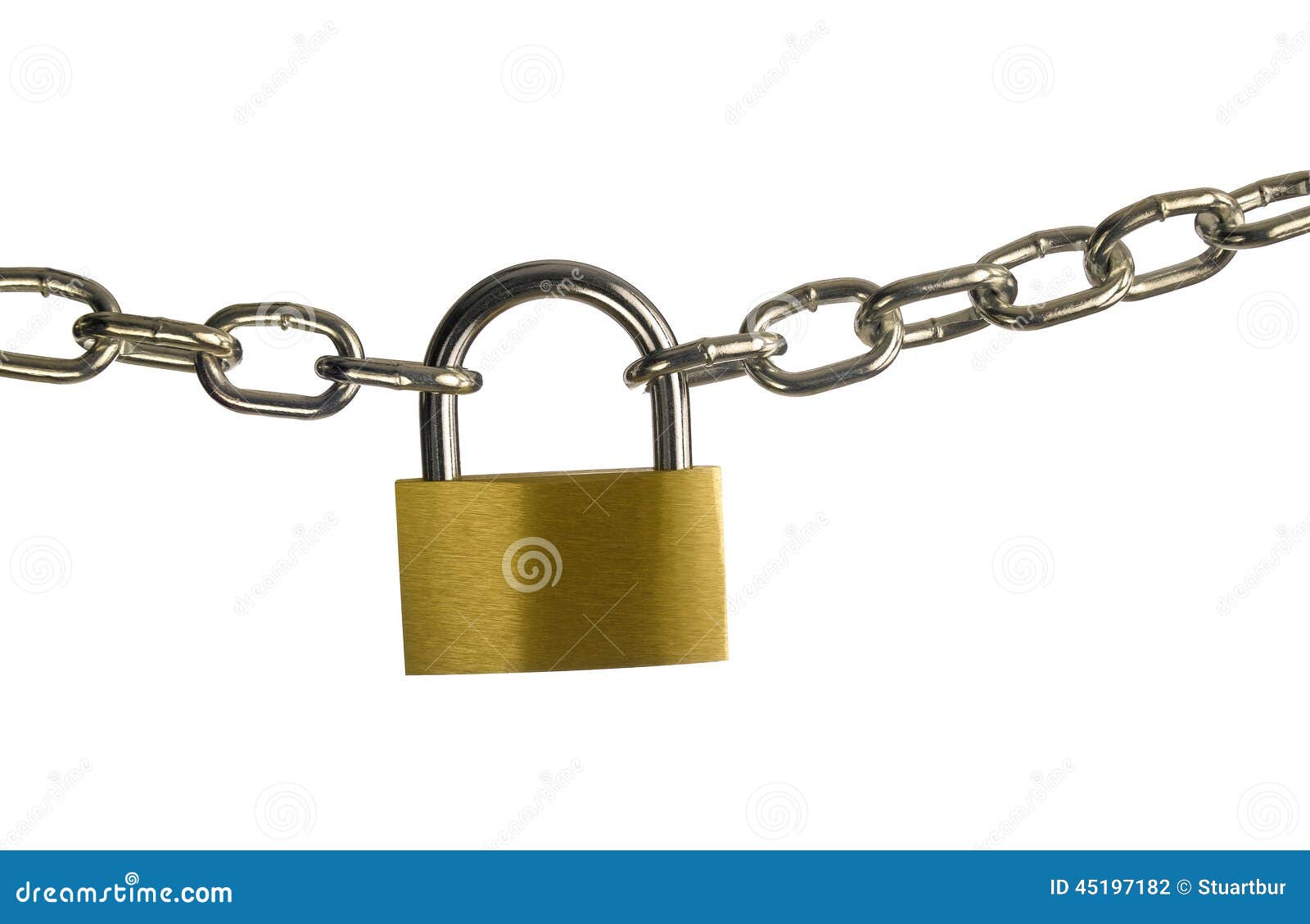 Security Padlock stock photo. Image of device, restraining - 45197182