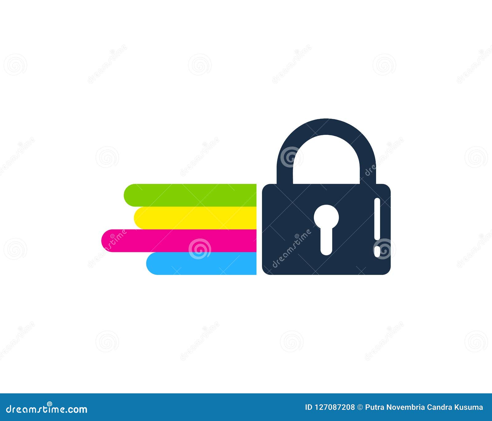 Security Paint Logo Icon Design Stock Vector - Illustration of modern ...