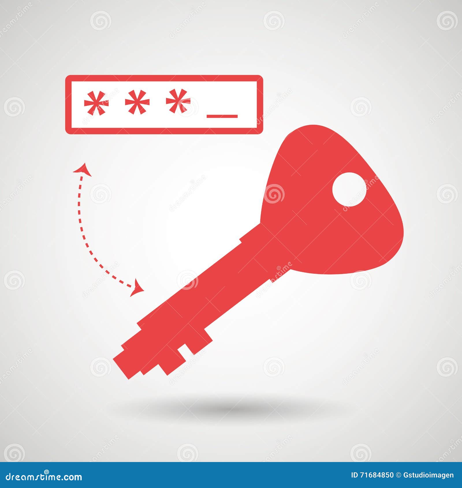 Security password design stock illustration. Illustration of access ...
