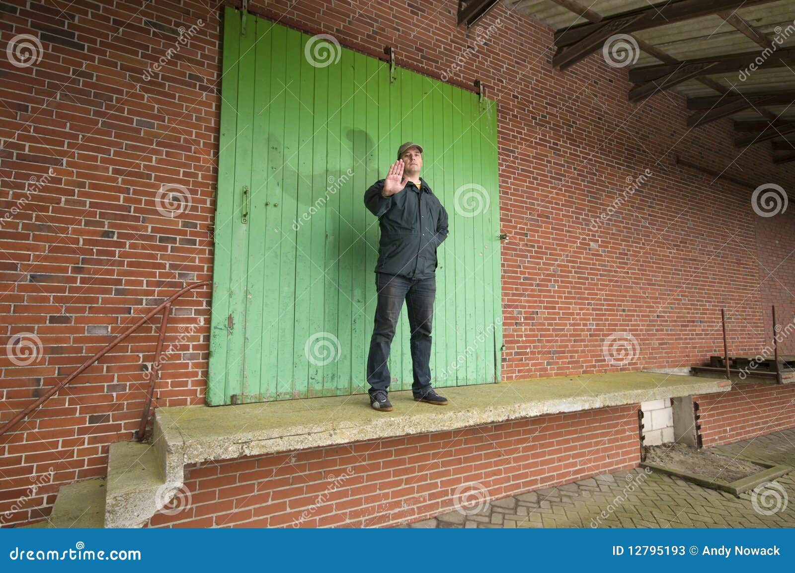 Security Person stock image. Image of caucasian, pose - 12795193