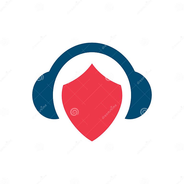 Security Podcast Logo Icon Design Template Elements, Shield and ...