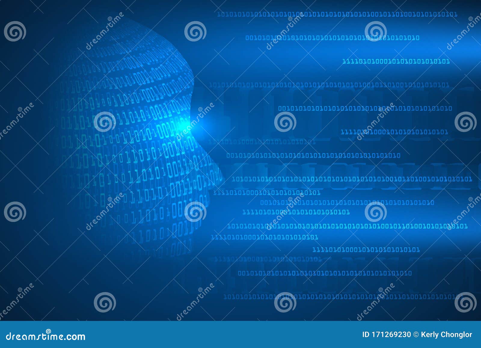 Security and Privacy Digital Abstract Background. Stock Photo - Image ...