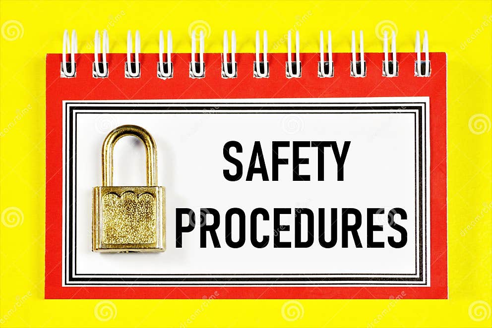Security Procedures - Text Inscription in the Notepad Frame and a ...